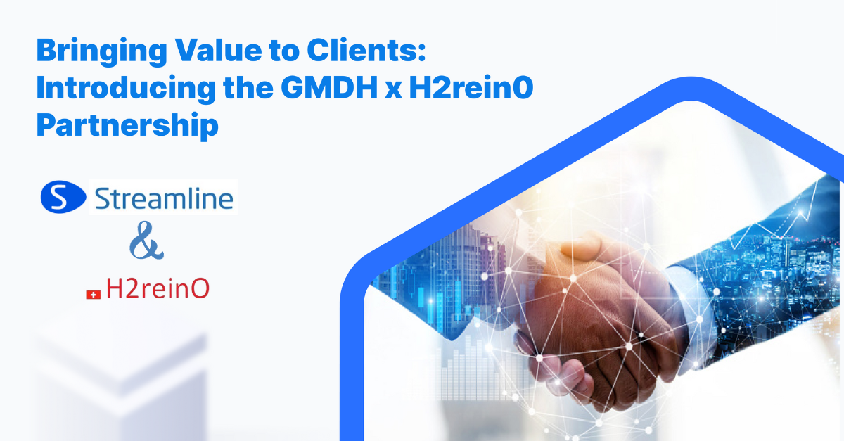 GMDH Streamline geht Partnerschaft mit H2rein0 ein, um Fachwissen auf ...